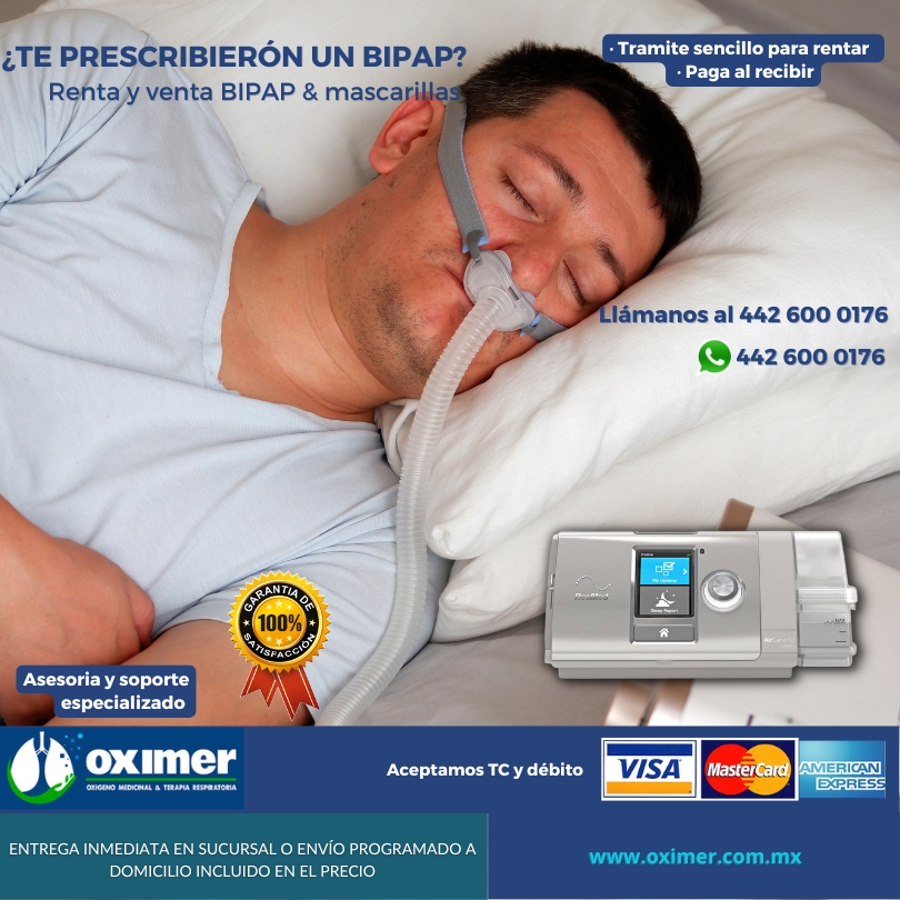Renta venta CPap BiPap mascarillas y más – Oxígeno Medicinal y Terapía ...
